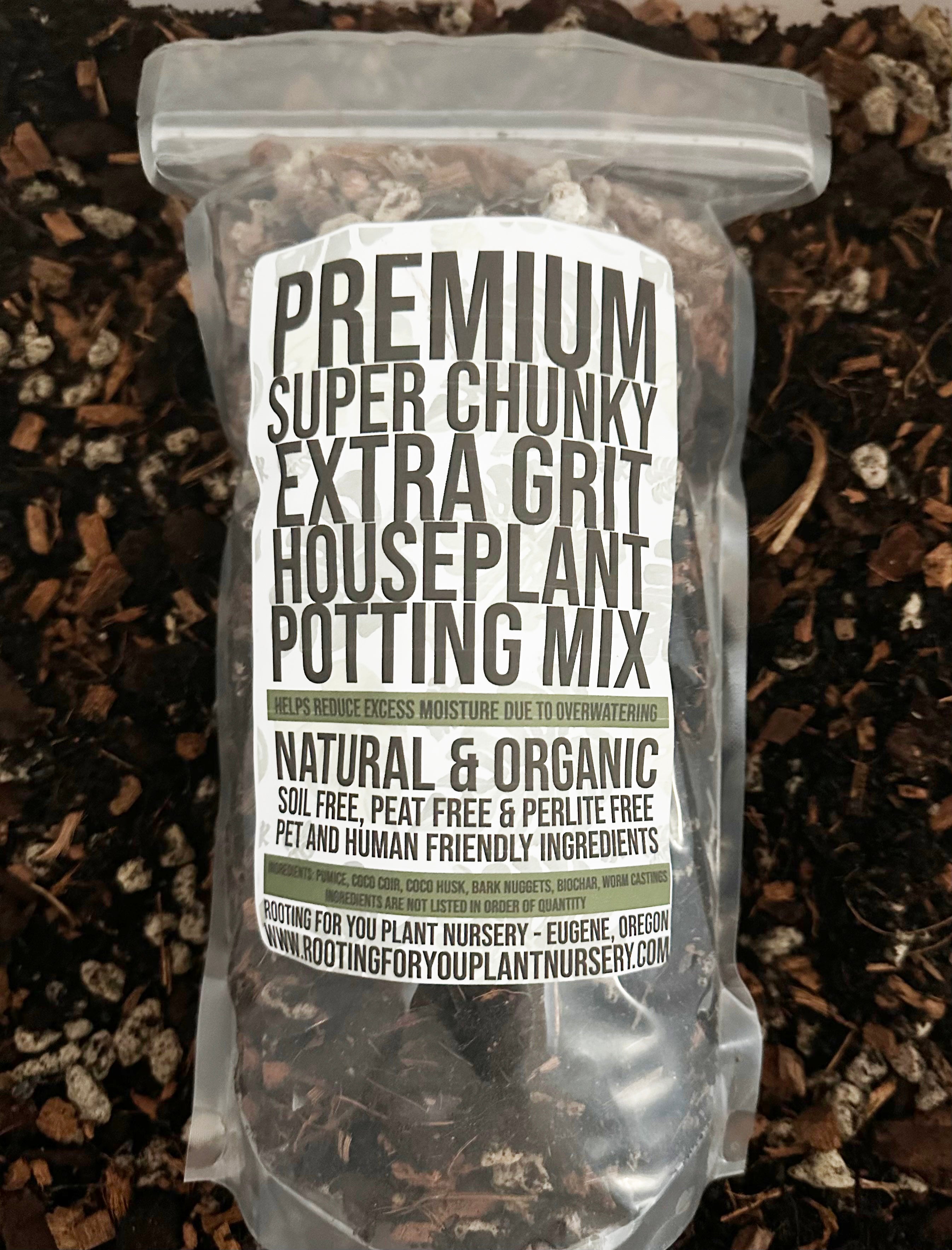 Premium Super Chunky Extra Grit Houseplant Soilless Potting Mix - Perf ...