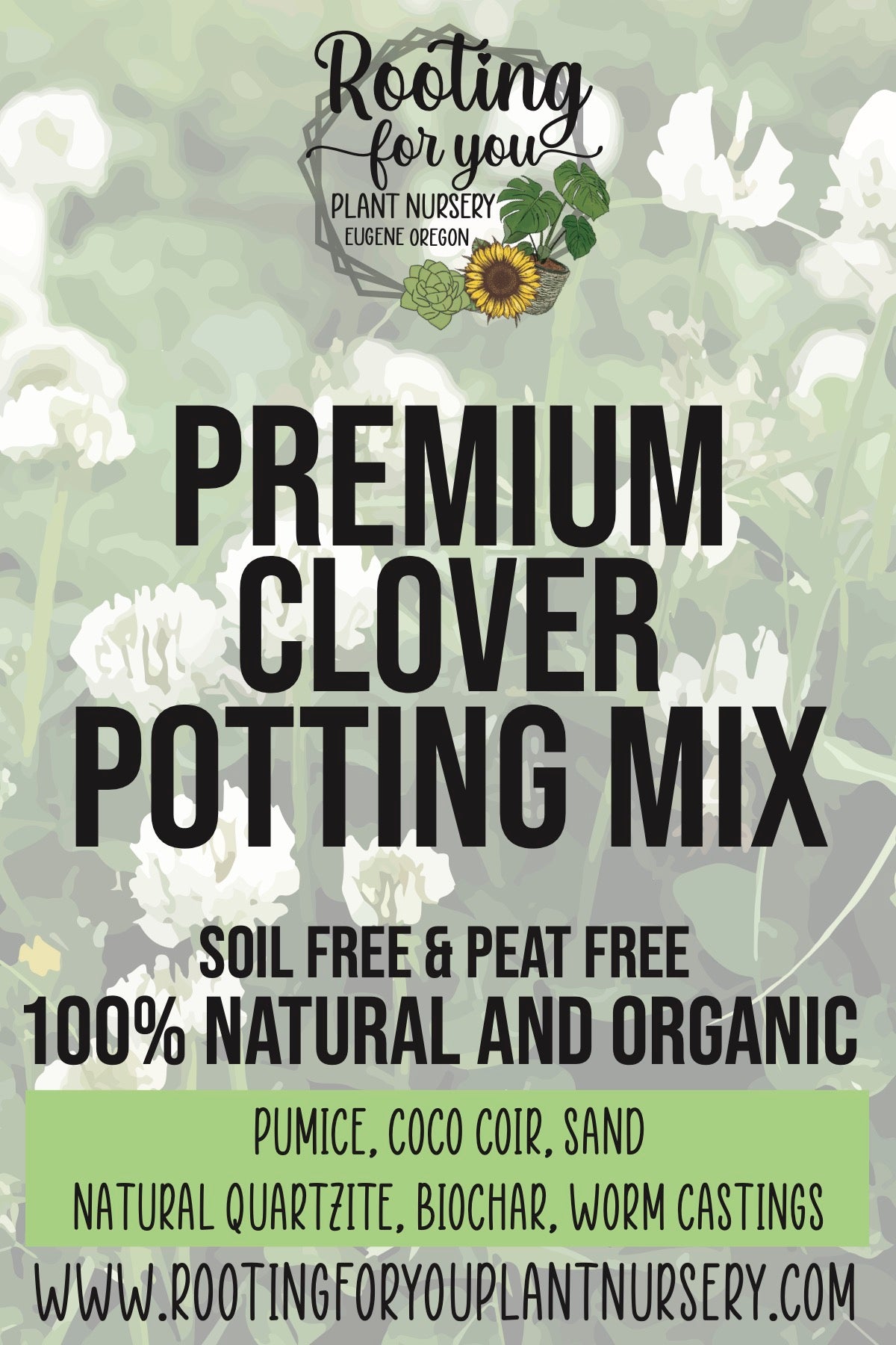 Clover Premium Potting Mix – Rooting For You Plant Nursery
