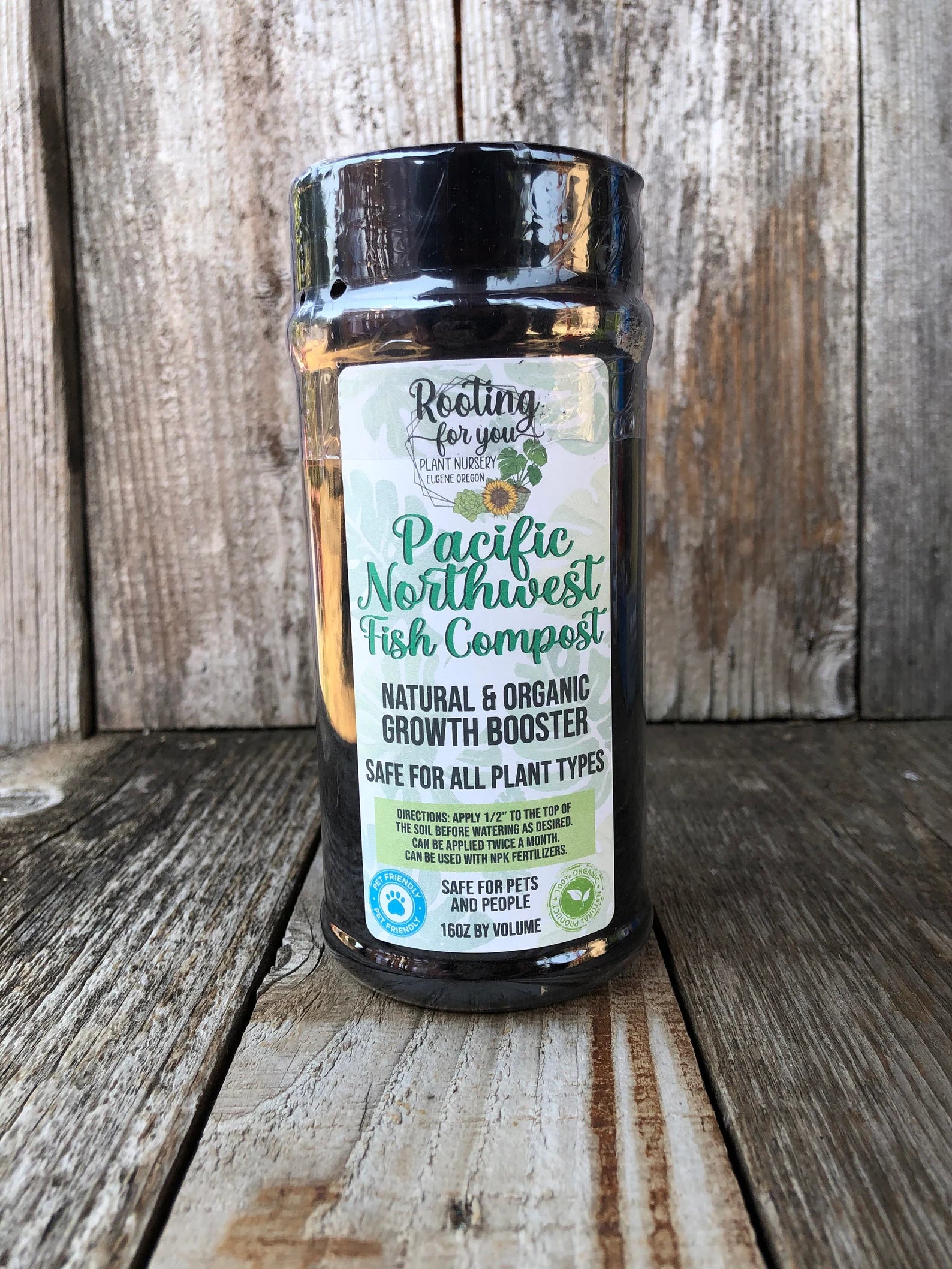 Pacific Northwest Fish Compost - 16oz by Volume Shaker - Organic - VEG ...