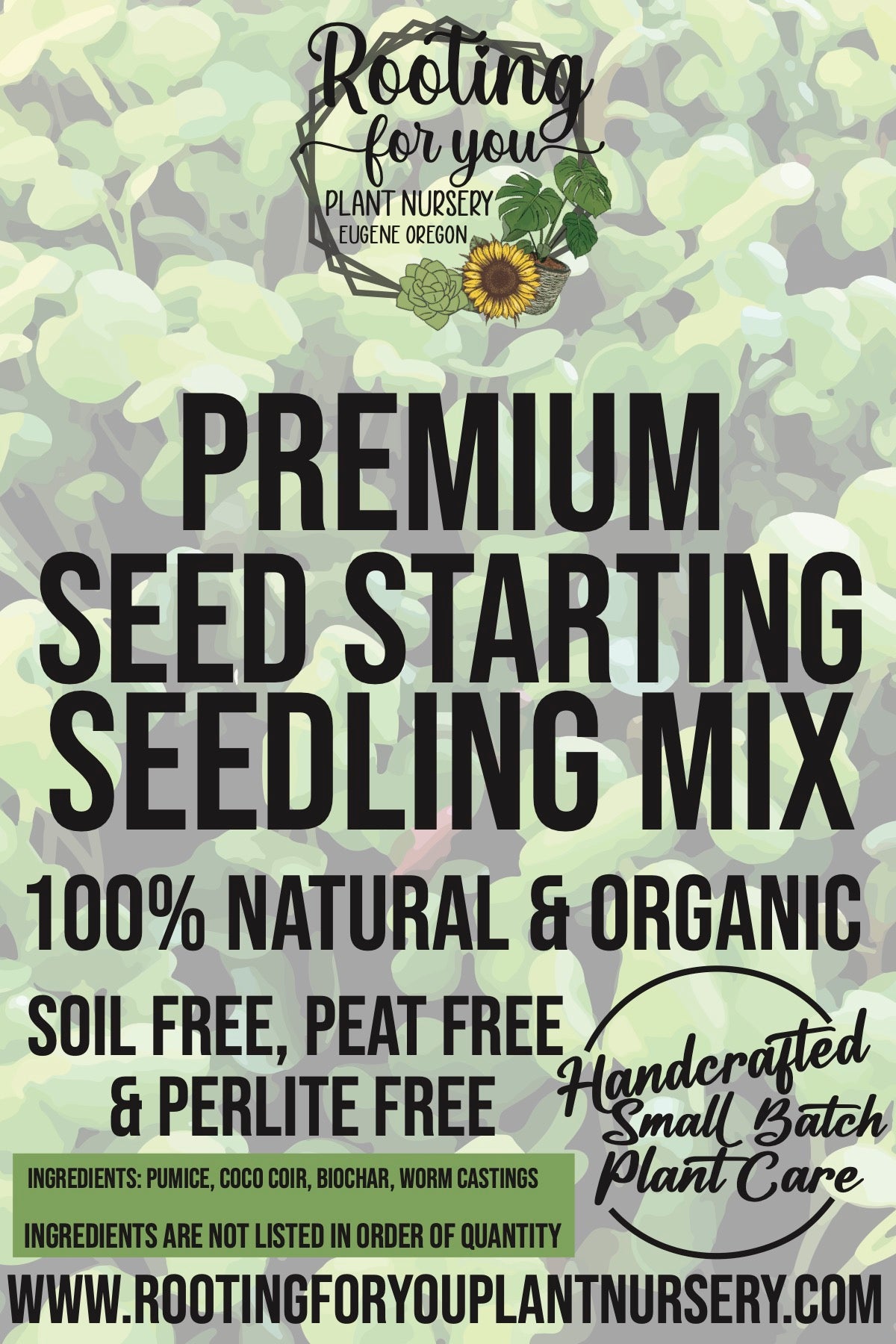 Seed Starting Premium Seedling Mix – Rooting For You Plant Nursery